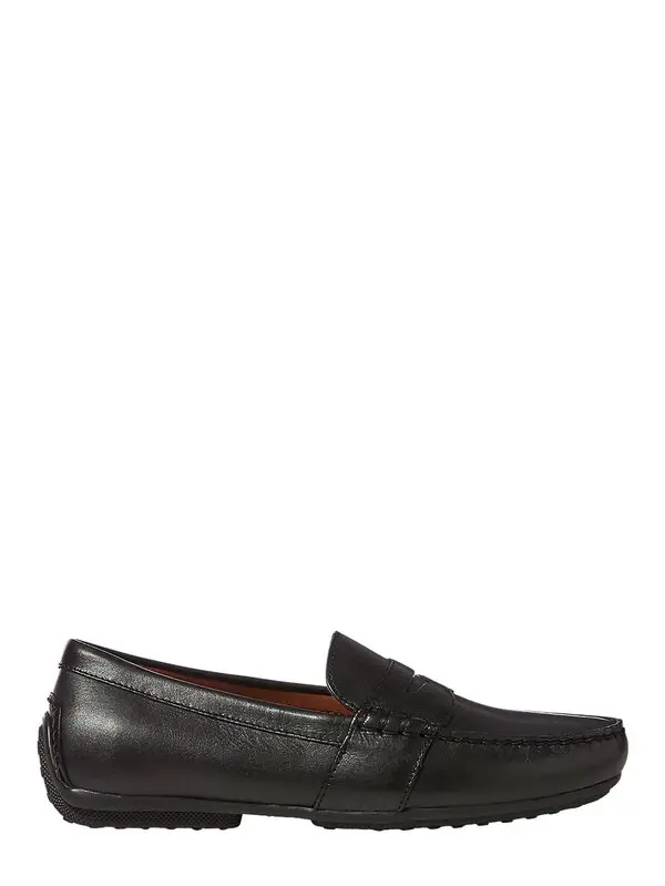 Ralph Lauren Reynold Full-grain Driver - Black