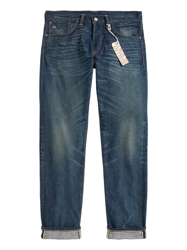Ralph Lauren Double Rl Slim Fit Ridgecrest Selvedge Jean - Ridgecrest Wash