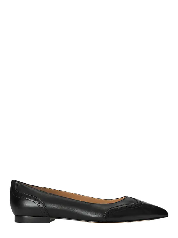 Ralph Lauren Loraine Ballet Flat - Black