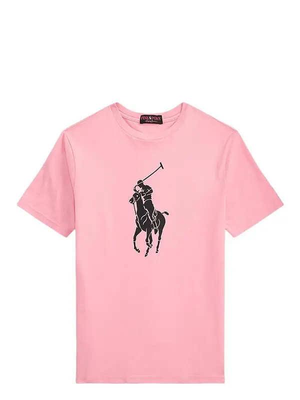 Ralph Lauren Pony Cotton Jersey Tee - Course Pink