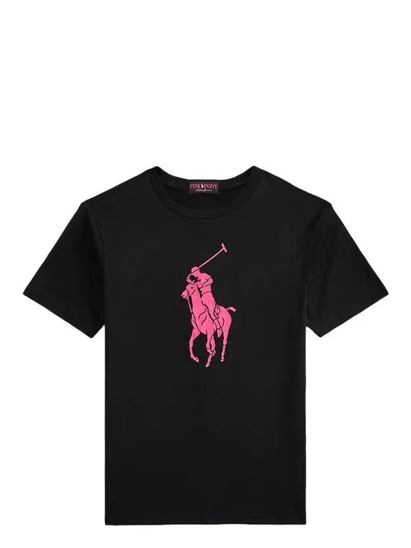 Ralph Lauren Pony Cotton Jersey Tee - Polo Black