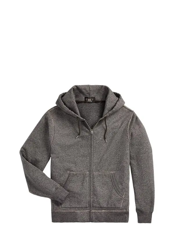 Ralph Lauren French Terry Full-zip Hoodie - Charcoal Heather