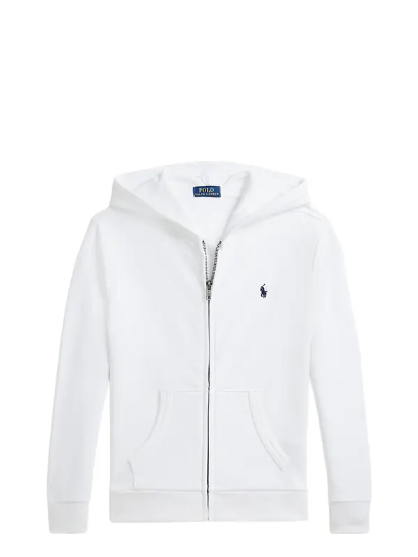 Ralph Lauren French Terry Full-zip Hoodie - White
