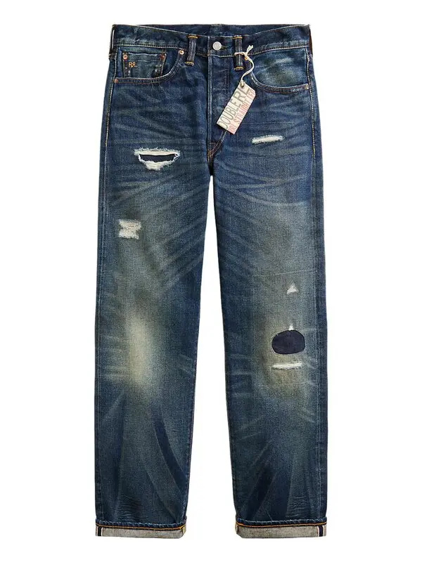 Ralph Lauren Straight Fit Hawley Selvedge Jean - Hawley Wash