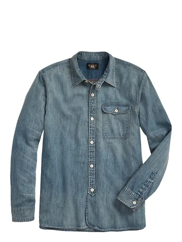 Ralph Lauren Cotton Denim Workshirt - Dark Wash