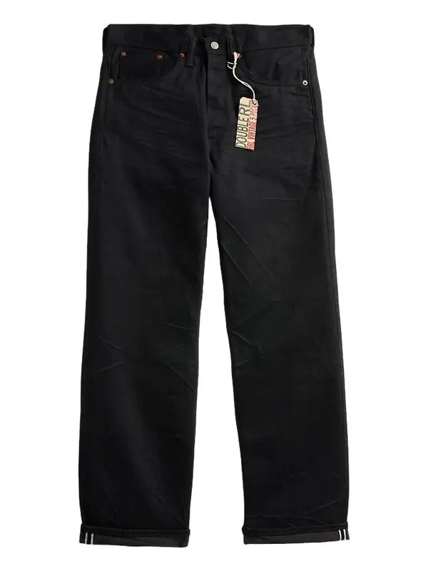 Ralph Lauren Double Rl Relaxed-fit Selvedge Jeans - New Black On Black