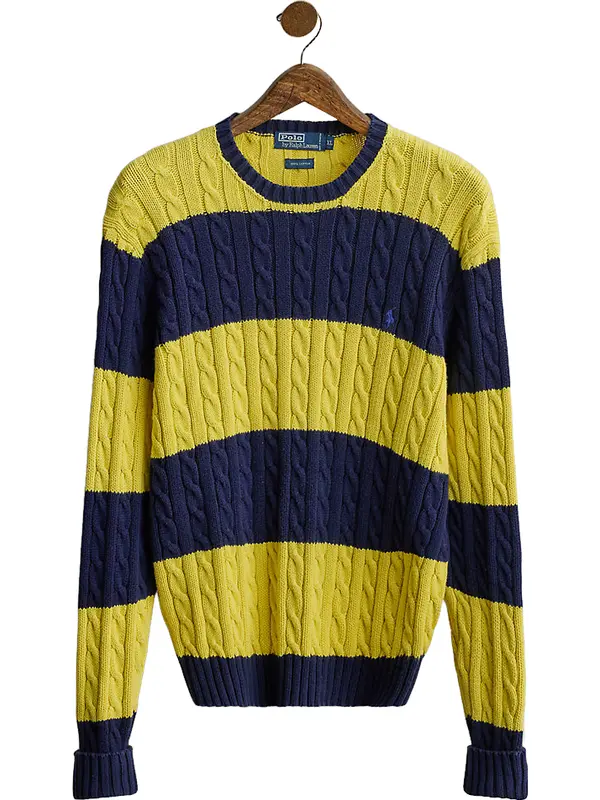 Ralph Lauren Cable-knit Cotton Sweater - Multi