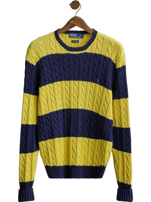 Ralph Lauren Cable-knit Cotton Sweater - Multi