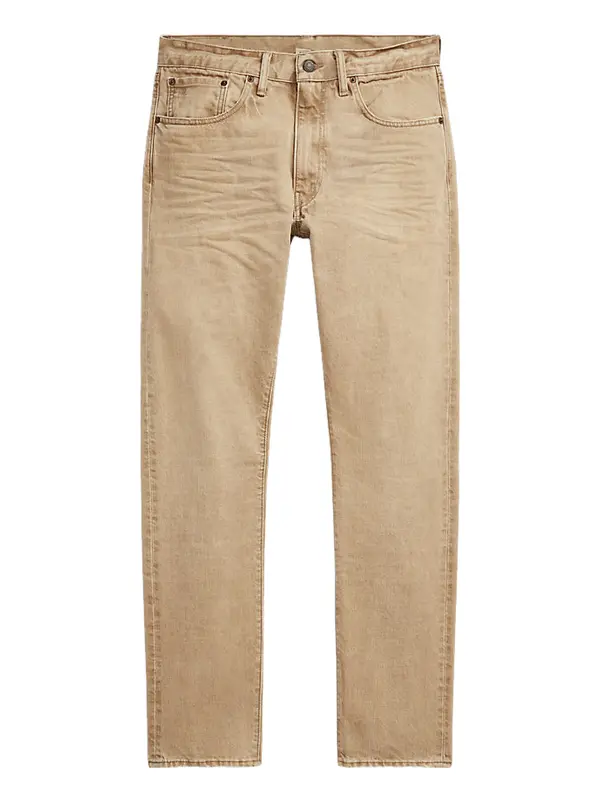 Ralph Lauren High Slim Jean - Tan Wash