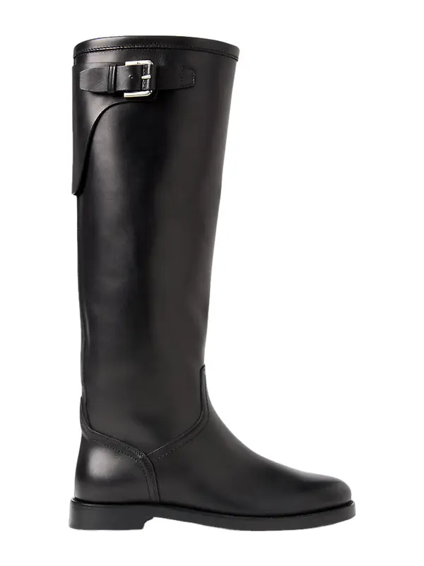 Ralph Lauren Sawyer Calfskin Boots - Black
