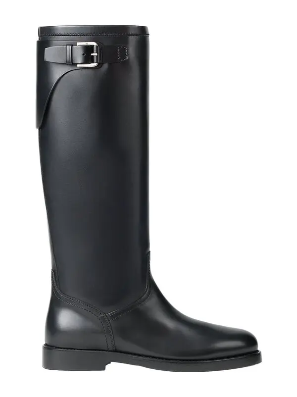 Ralph Lauren Sawyer Calfskin Boots - Black