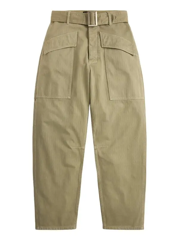 Ralph Lauren Herringbone Twill Cargo Pants - Dark Olive Drab