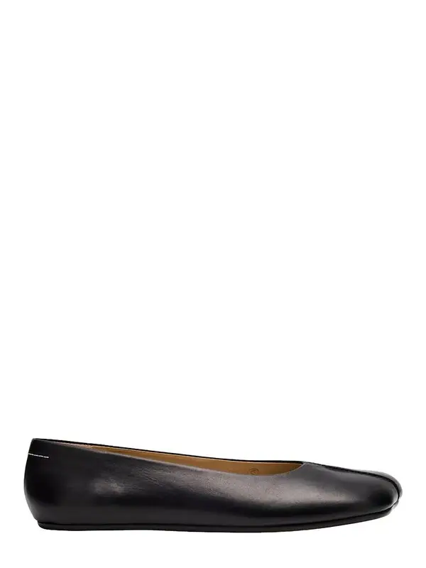 MAISON MARGIELA Leather Ballet Flats - Black