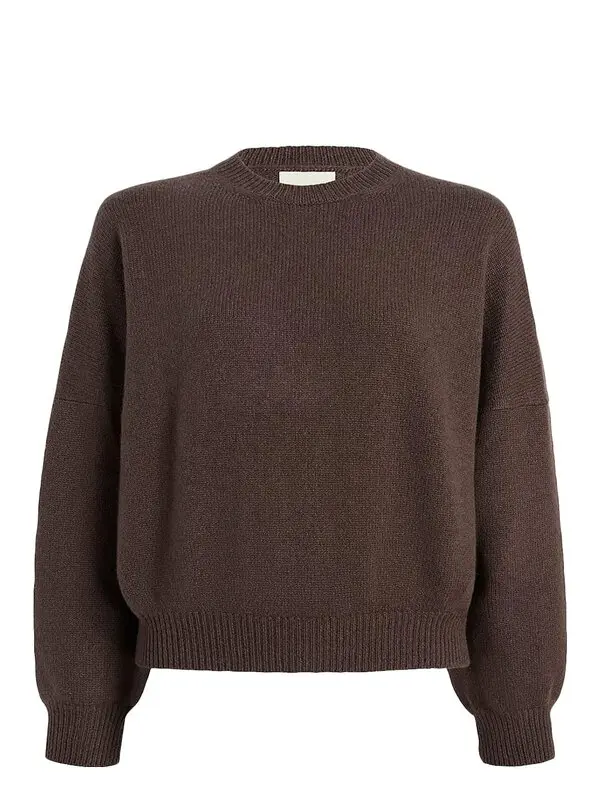 Khaite Margaux Cashmere Sweater - Coffee