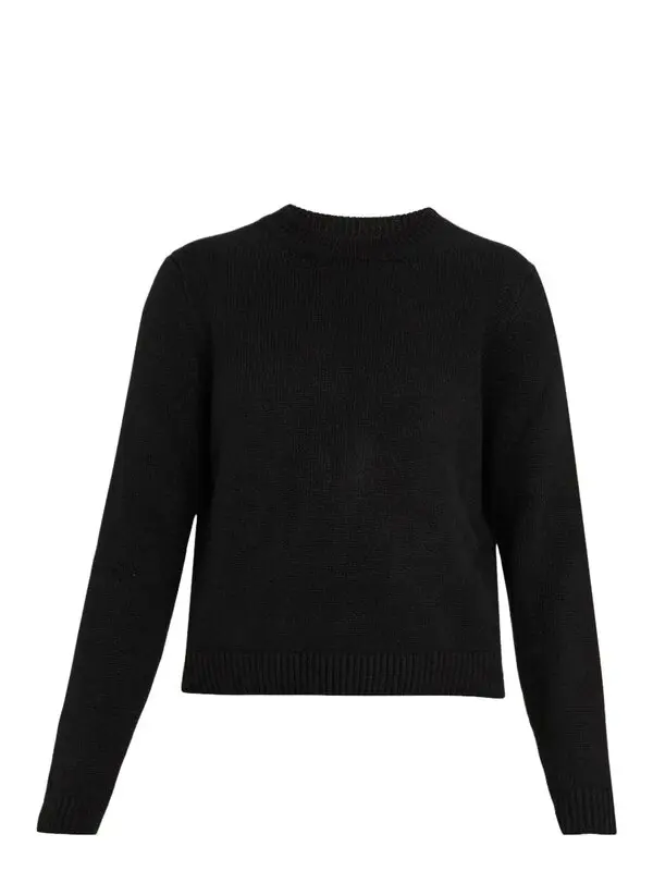 Khaite Leta Cashmere Crewneck Sweater - Black