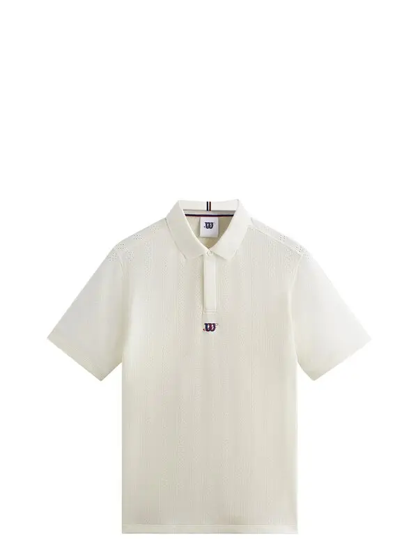 Kith For Wilson Game Point Seamless Polo - Cream