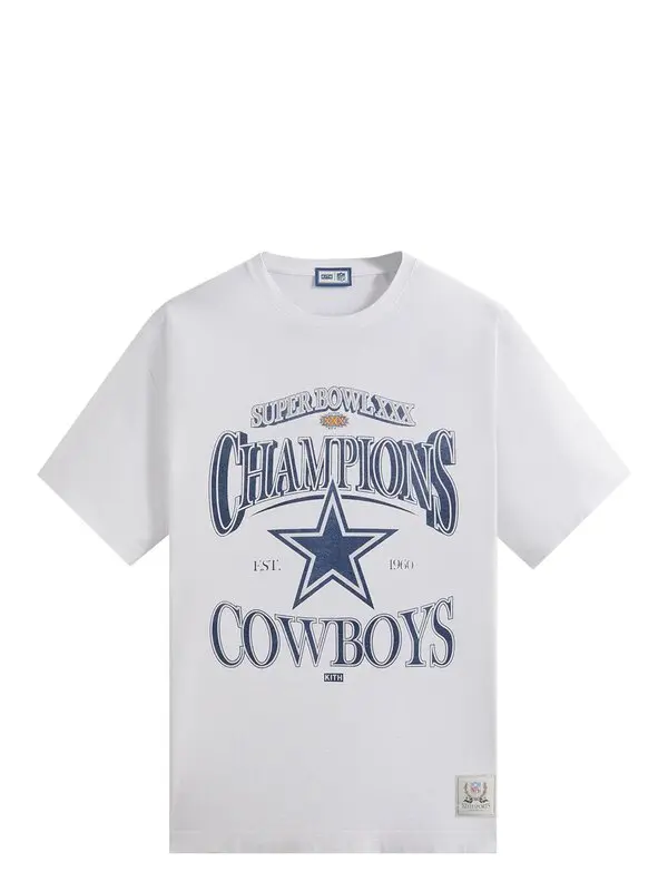 Kith For The Nfl: Cowboys Vintage Tee - White