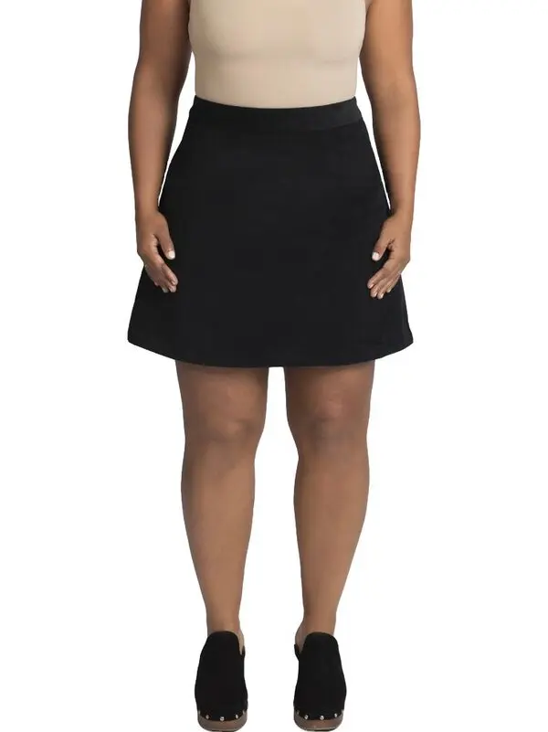 AAM THE LABEL The Cord Mini Skirt - Black