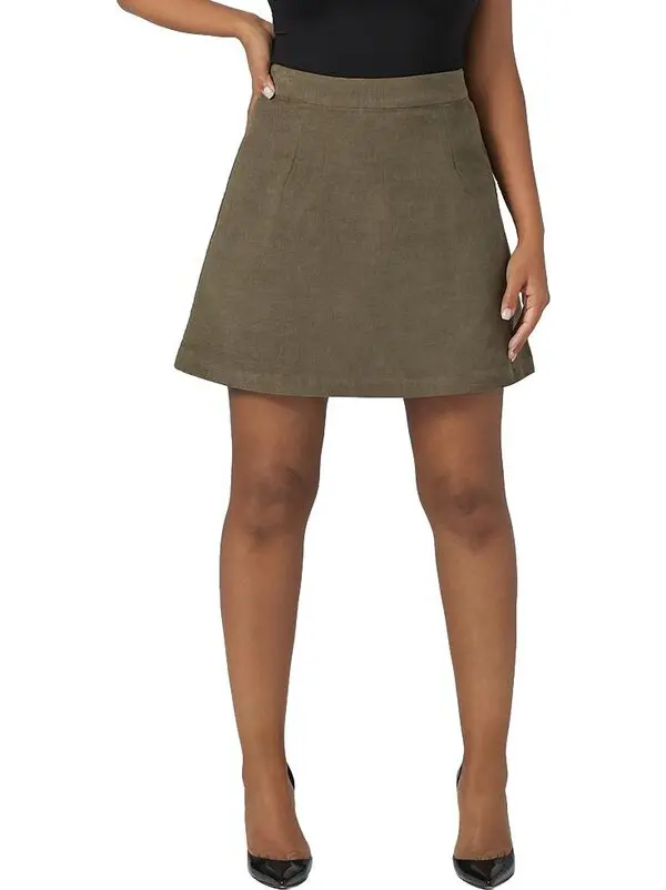 AAM THE LABEL The Cord Mini Skirt - Moss
