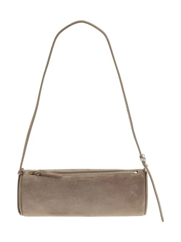Proenza Schouler Mini Silo Leather Shoulder Bag - Taupe