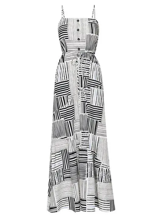 ANSEA Overboard Maxi Dress - Ansea Stripe