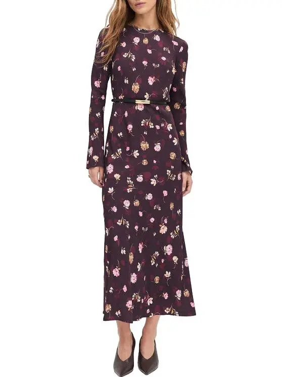 FAVORITE DAUGHTER Floral Print Maxi Dress - Whimsical Monet
