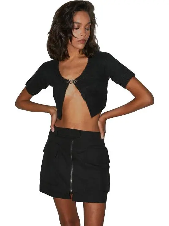 BLVCK PARIS Zipped Skirt - Black