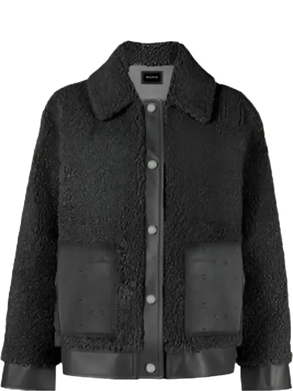 BLVCK PARIS Shearling Jacket - Black