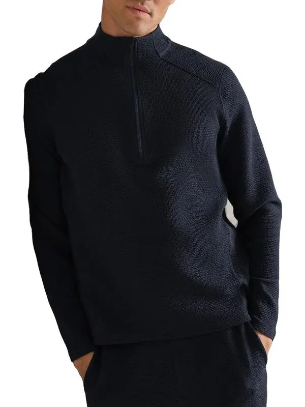 RHONE Tribeca Tech Half Zip Pullover - True Navy