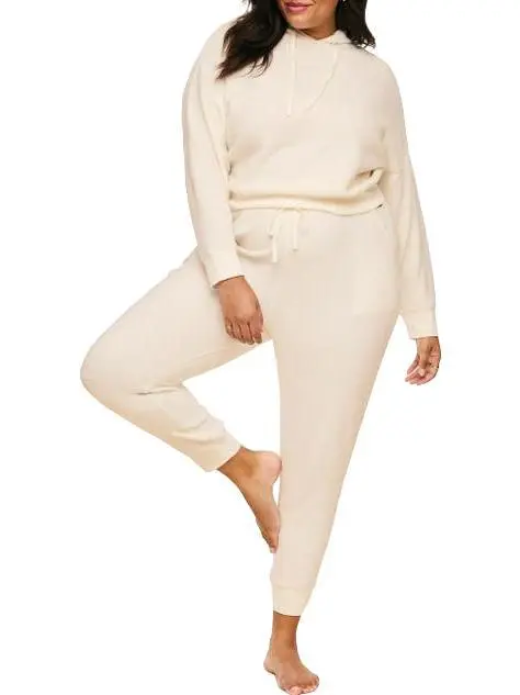 ADORE ME Davinia Hoodie And Joggers Set - Whisper White