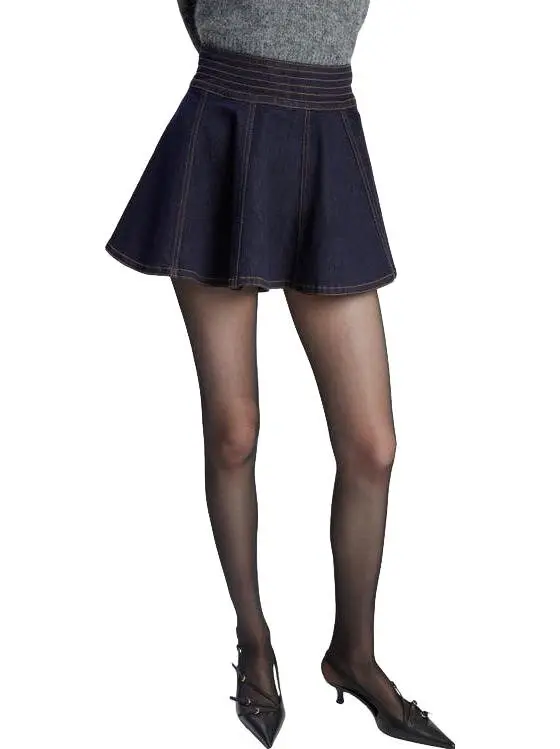 Bardot Aruba Denim Miniskirt - Dark