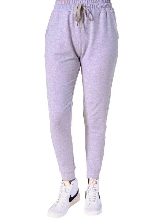 POPLINEN Agnes Organic Cotton + Tencel Jogger Pant - Heather Gray