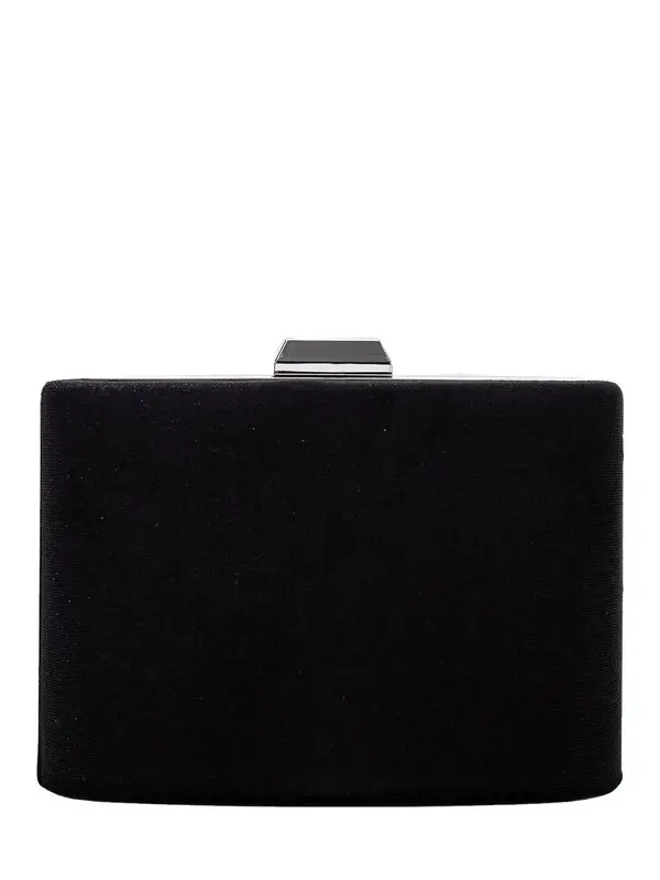 FOREVER & ALWAYS SHOES Alba Evening Clutch - Black Velvet
