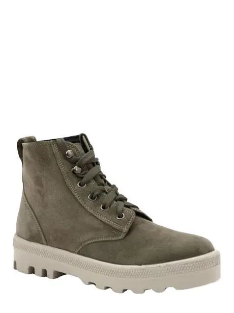 Naot Canoe Lug Boot - Hunter Green Suede
