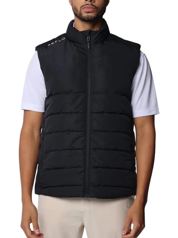 REFLO Flint Reversible Recycled & Recyclable Vest - Black