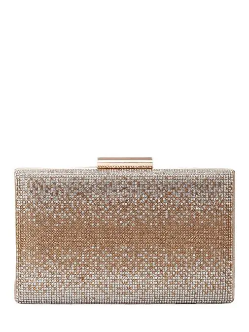 FOREVER & ALWAYS SHOES Clara Evening Clutch - Rose Gold