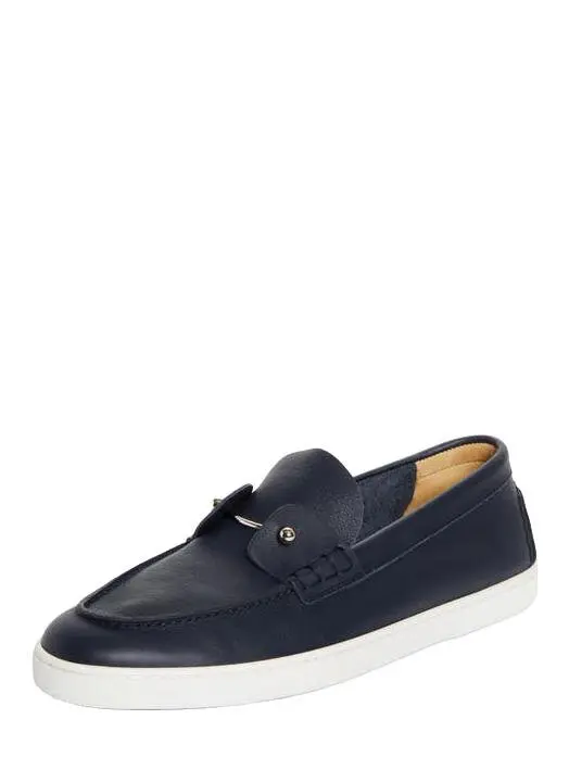 CHRISTIAN LOUBOUTIN Chambeliboat Flat Loafer - Marine