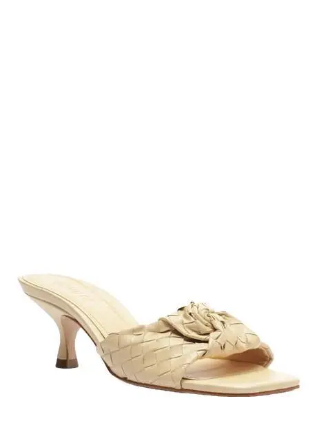 Schutz Kareena Knot Slide Sandal - Natural Nibs