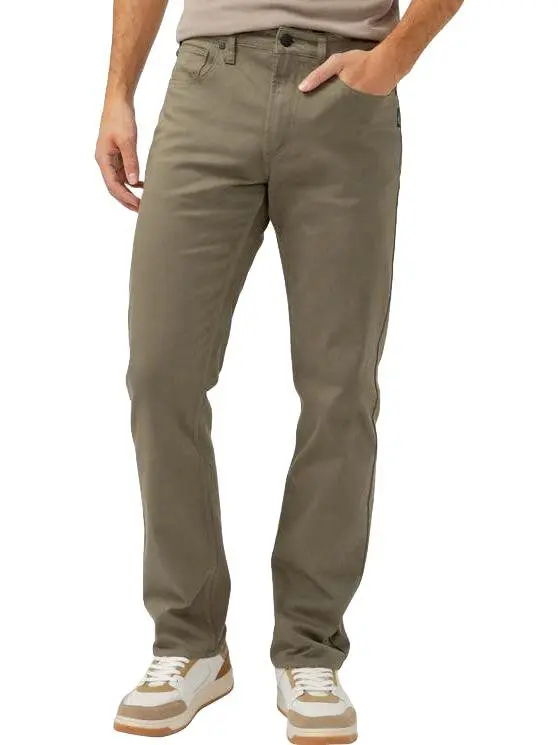 SILVER JEANS CO. Machray Athletic Fit Straight Leg Jeans - Olive