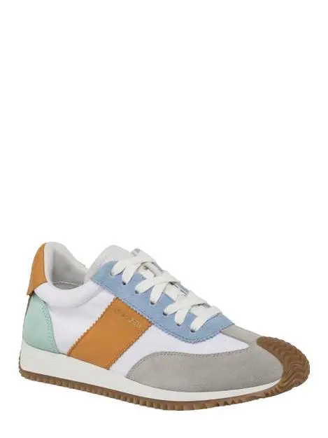 J/SLIDES NYC Lilith Sneaker - White Blue Orange