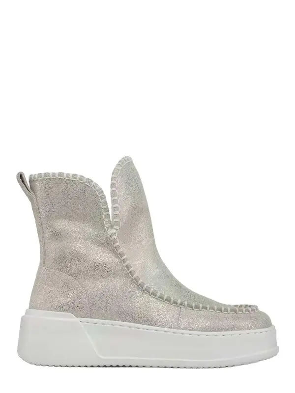 J/SLIDES NYC Jaja High-top Sneakers - Metallic Light Gold