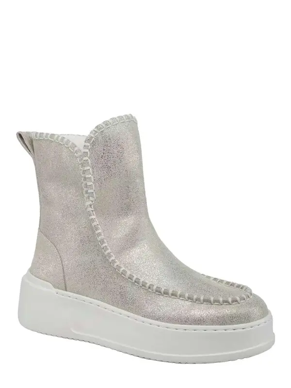 J/SLIDES NYC Jaja High-top Sneakers - Metallic Light Gold