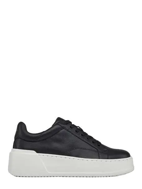 J/SLIDES NYC Jo Leather Sneakers - Black