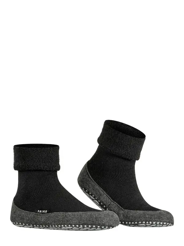 Falke Cozyshoe Wool-blend Sock Slippers - Black