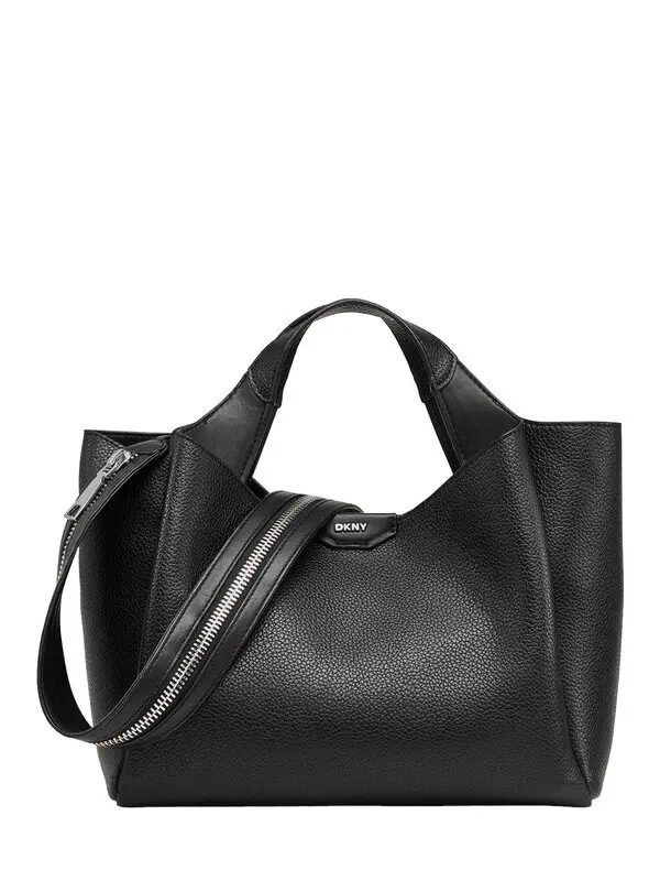 Dkny Willa Satchel - Black/silver