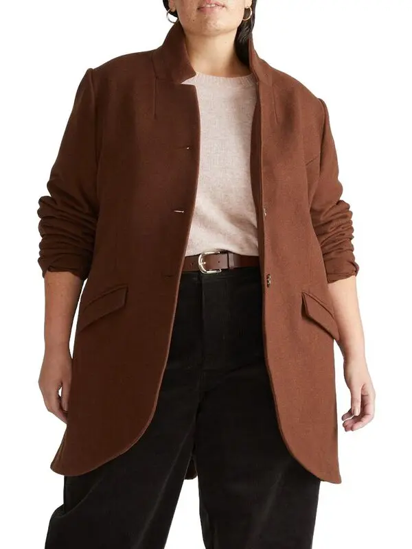 Universal Standard Beas Jacket - Custom Brown