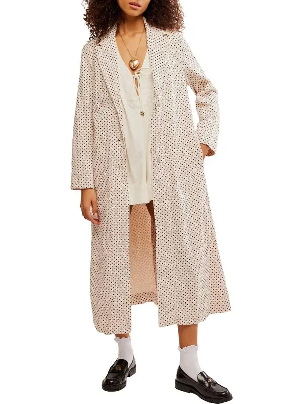 Free People Monique Denim Duster - Ivory - Tiny