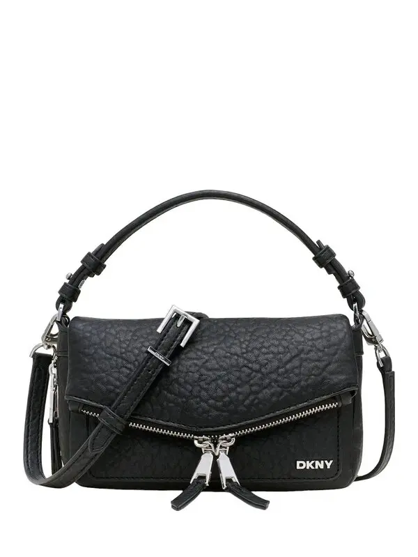 Dkny Taryn Small Crossbody - Black/silver