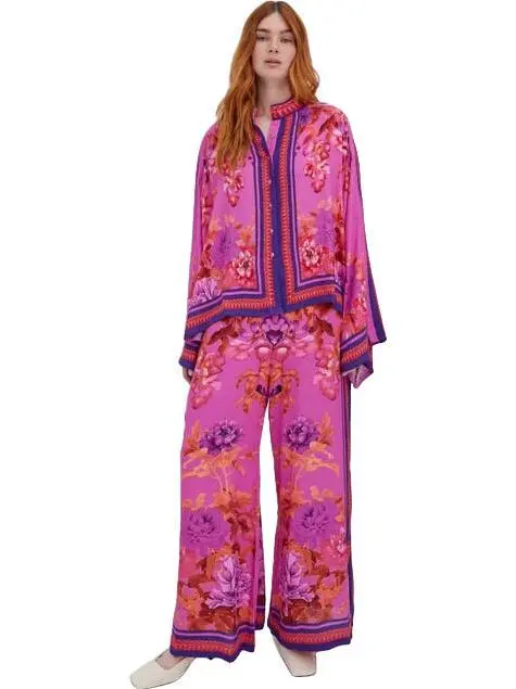 RAISHMA Alisa Viscose Shirt - Pink