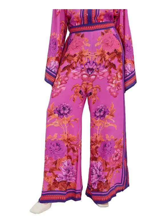 RAISHMA Alisa Viscose Trousers - Pink